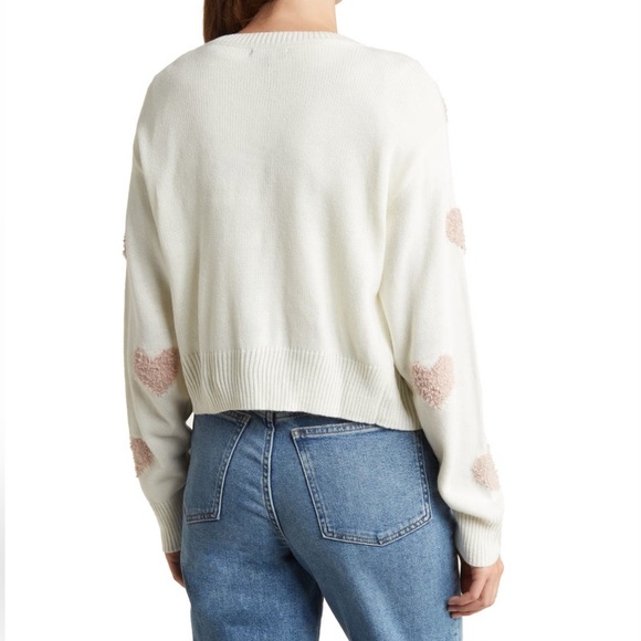 Love Tree | Sweaters | Nwt Heart Cardigan Sweater Nordstrom Love Tree ...